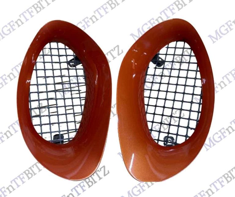 (119) EAC Side Air Intake Vents Volcano Orange standard mesh
