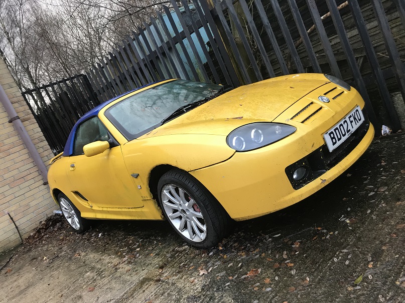 MG TF No.1 Monogram Renovation Sunspot Yellow at MGFnTFBITZ