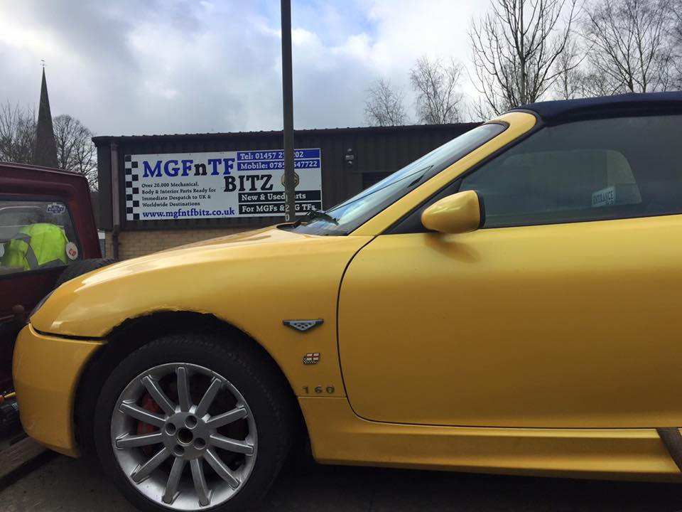 MG TF No.1 Monogram Renovation Sunspot Yellow at MGFnTFBITZ